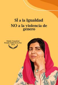 Inauguración Mural "Malala" (Sevilla) - Páginas Violeta